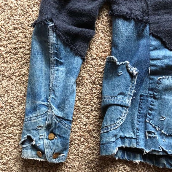 Greg Lauren | Jackets & Coats | Greg Lauren Burlap Denim Jacket | Poshmark